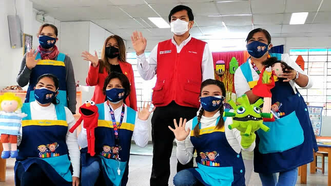 Ministro Cadillo Supervisó Inicio De Clases Semipresenciales En